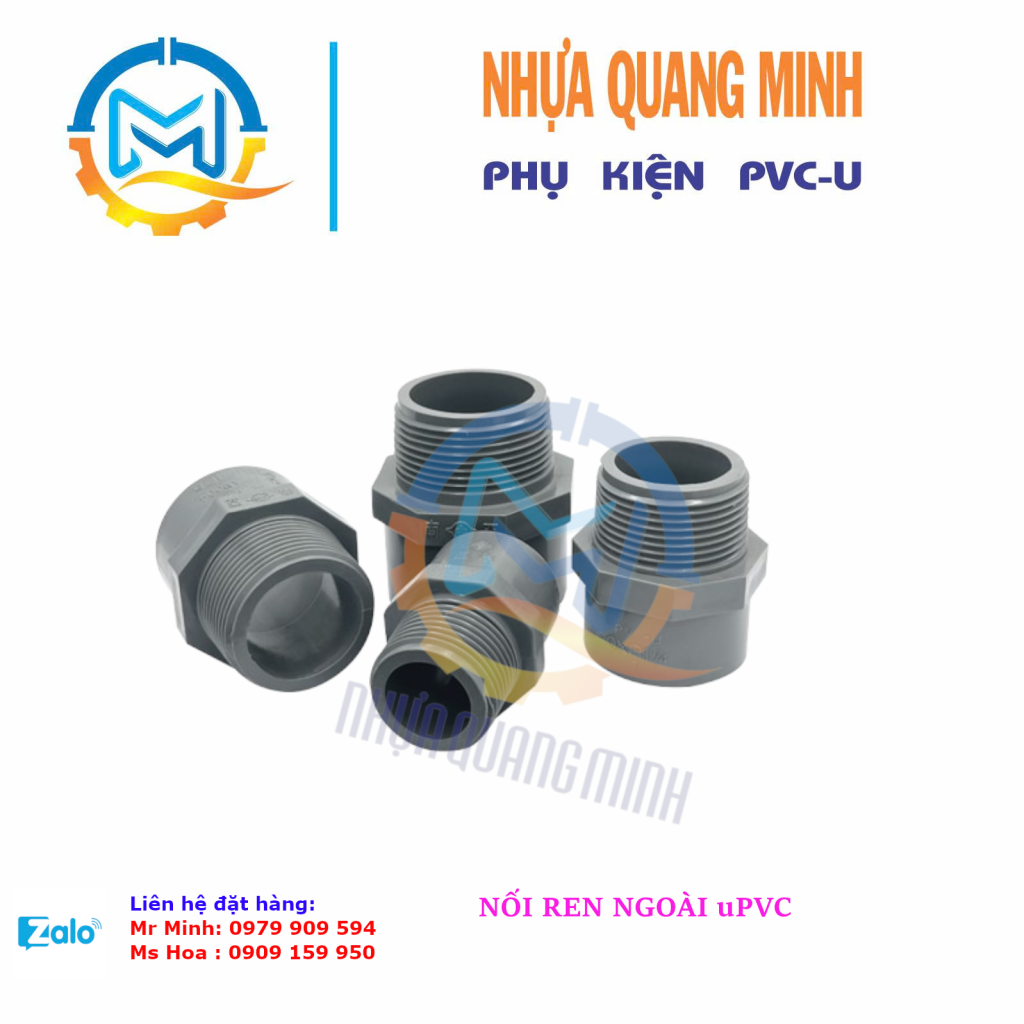 Nối ren ngoài PVC - CHIẾT KHẤU CAO - 0909 159 950