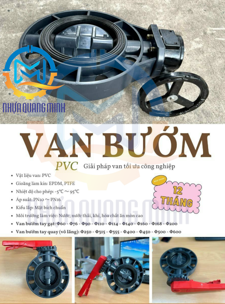VAN BƯỚM PVC - 0979 90 95 94 - GIAO HÀNG NHANH